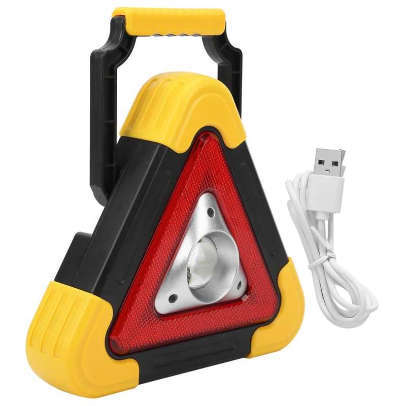 Triangle Car Warning Sign Triangle Lamp LED Work L... – Grandado