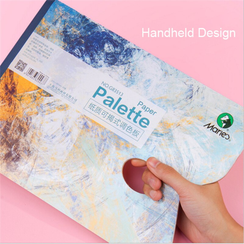 Creatieve Aquarel Wegwerp Papier Palet Afneembare ... – Grandado