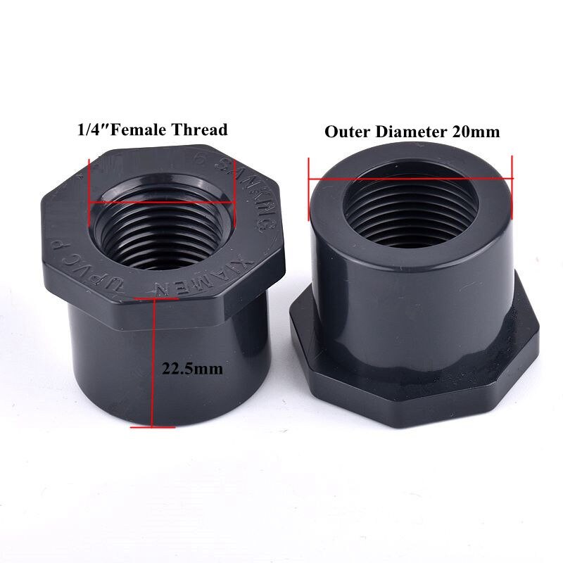 1~10pcs UPVC Female Thread Bushing Reducing Straig... – Grandado