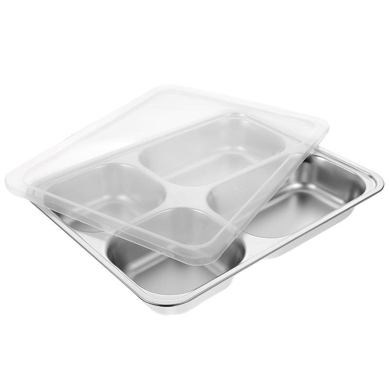 Bandeja Rectangular dividida de acero inoxidable p... – Grandado