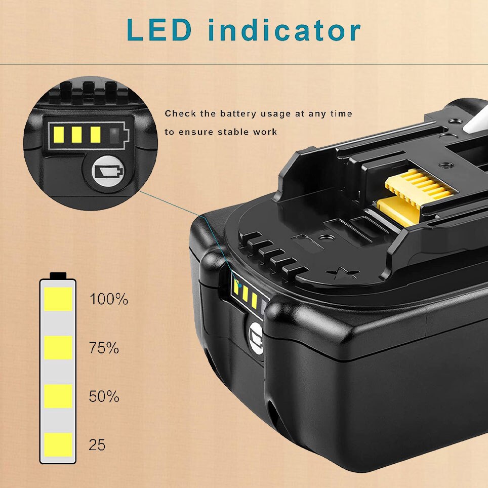 2022 18V BL1850 Reservebatterij Lxt Lithium Ion Vo... – Vicedeal