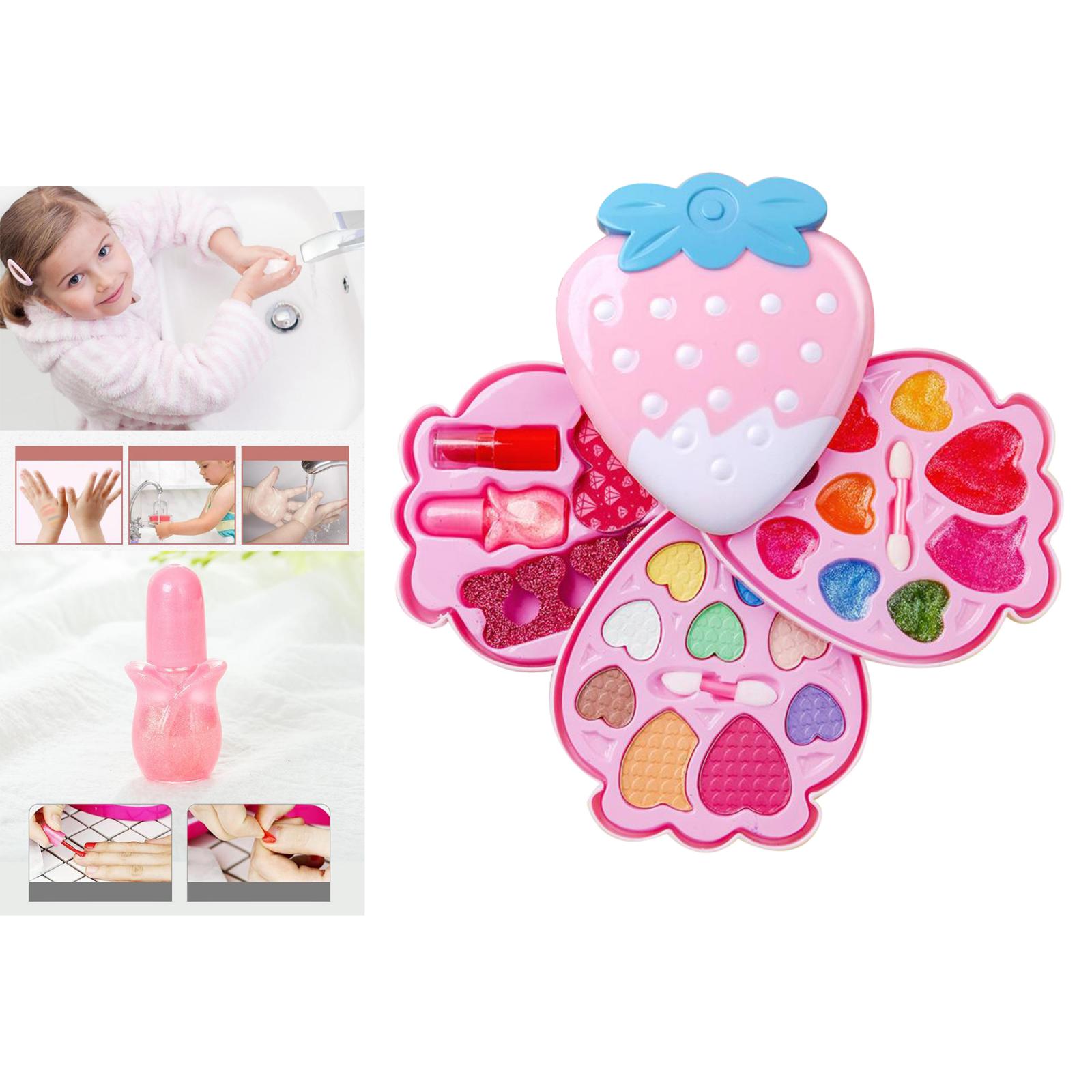 Kids Makeup Set for Girls Pretend Play Make Up Toy... – Grandado