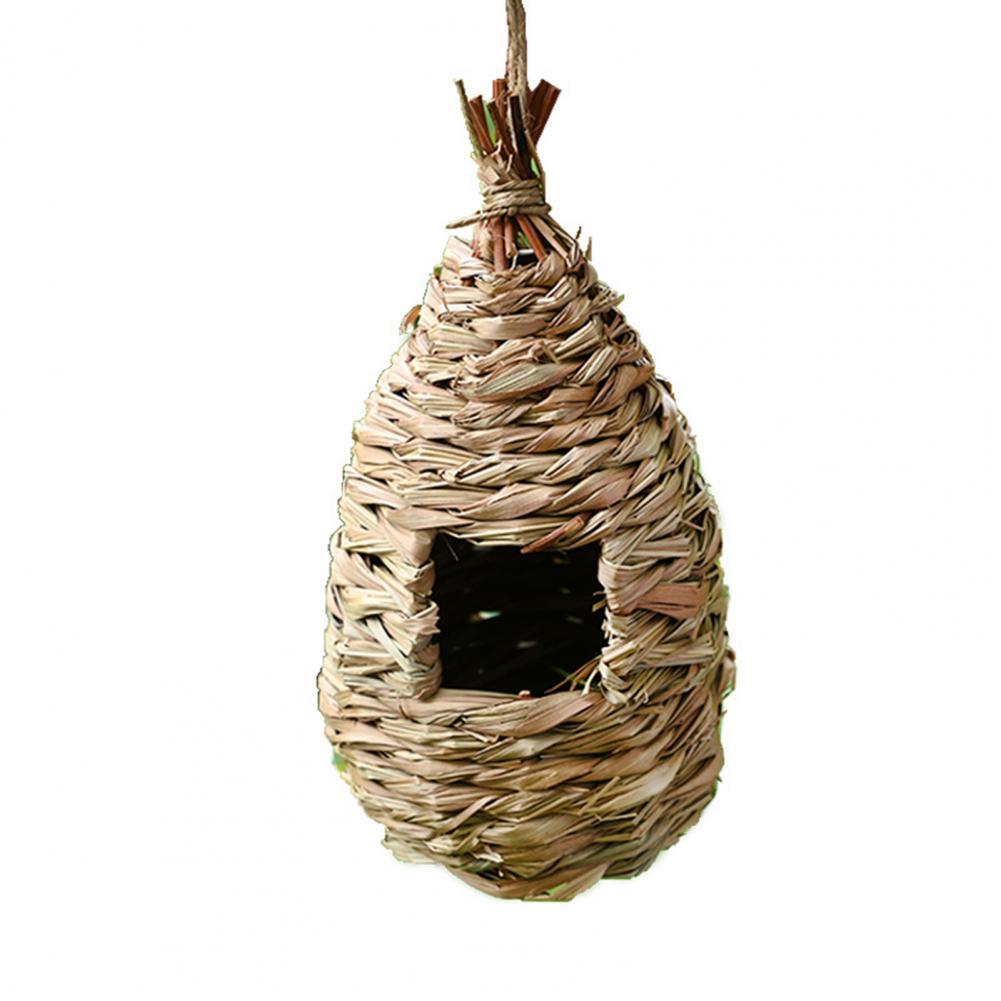 Birds Nest Bird Cage Natural Grass Egg Cage Bird H... – Vicedeal