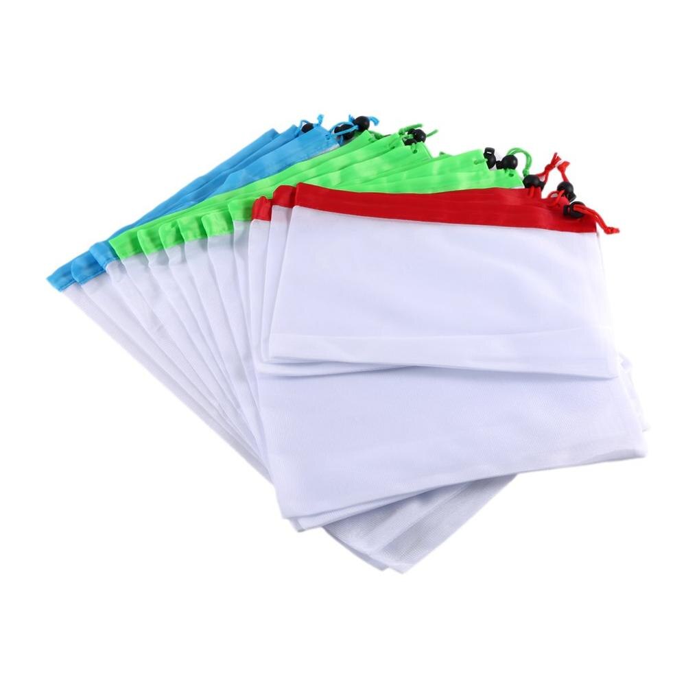 12 pieces of fruit and vegetable cleaning net bag ... – Grandado
