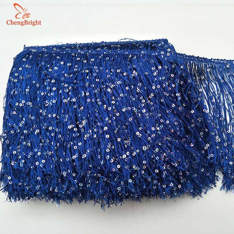 CHENGBRIGHT 1 Yard 20 CM Lange Polyester Paillette... – Grandado