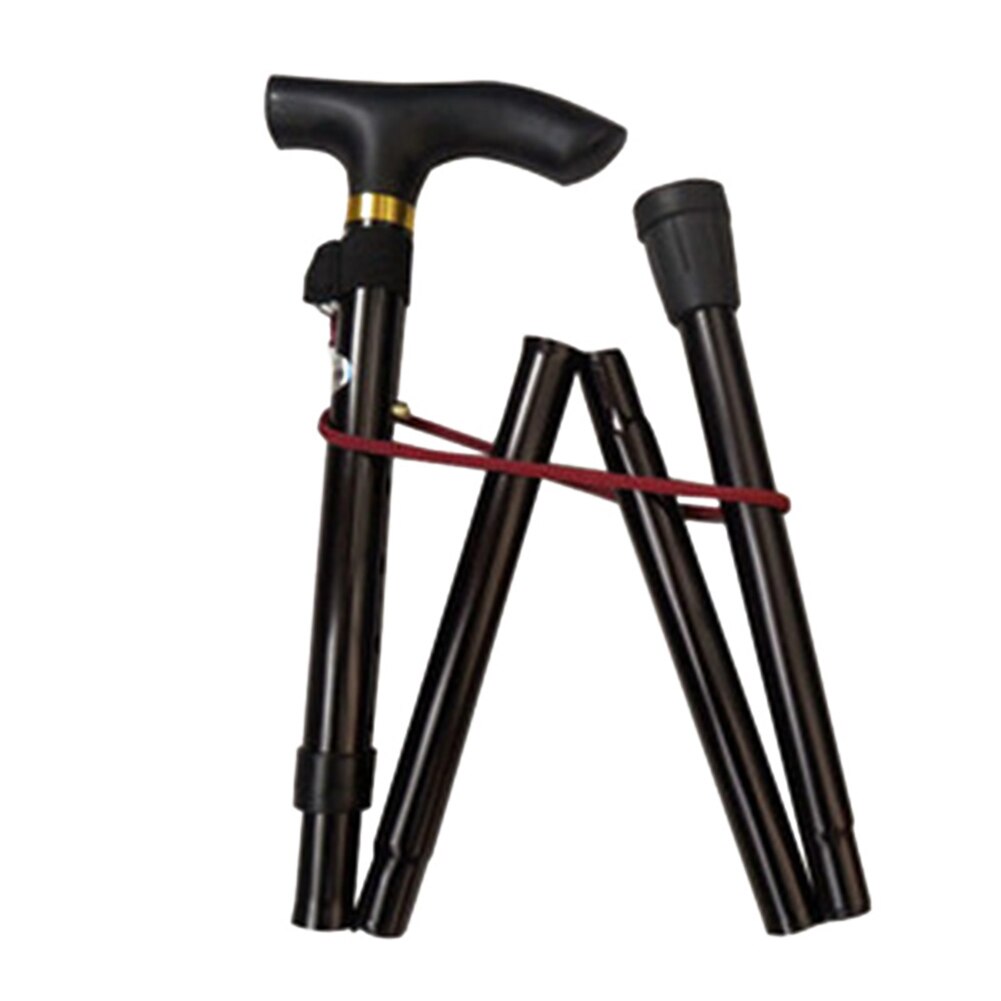 Aluminum Alloy Walking Stick T Grip Adjustable Fol... – Vicedeal