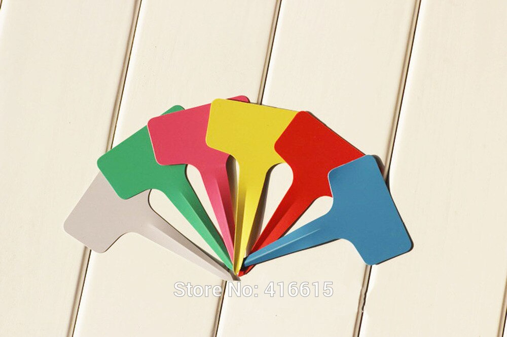 50Pcs 10*6cm T-type Plastic Garden Gardening Label... – Grandado