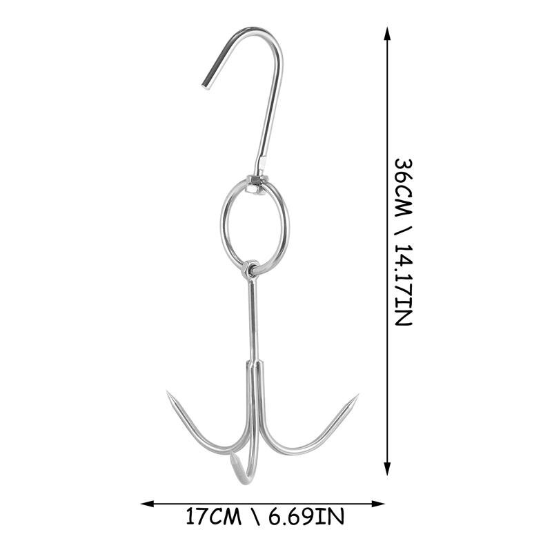 Rotatable Stainless Steel Meat Hook S-Shaped BBQ G... – Grandado
