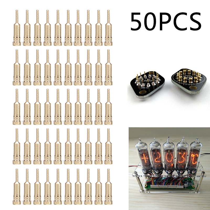 50pcs/set 0.8mm Durable Tube Socket Pins Nixie/VFD... – Grandado