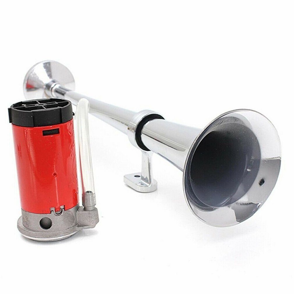 150Db 12V Super Loud Air Horn Compressor Single Horn Truck Train Ship ...