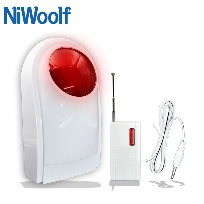 433 Mhz Draadloze Strobe Siren Alarmsysteem, Thuis... – Grandado