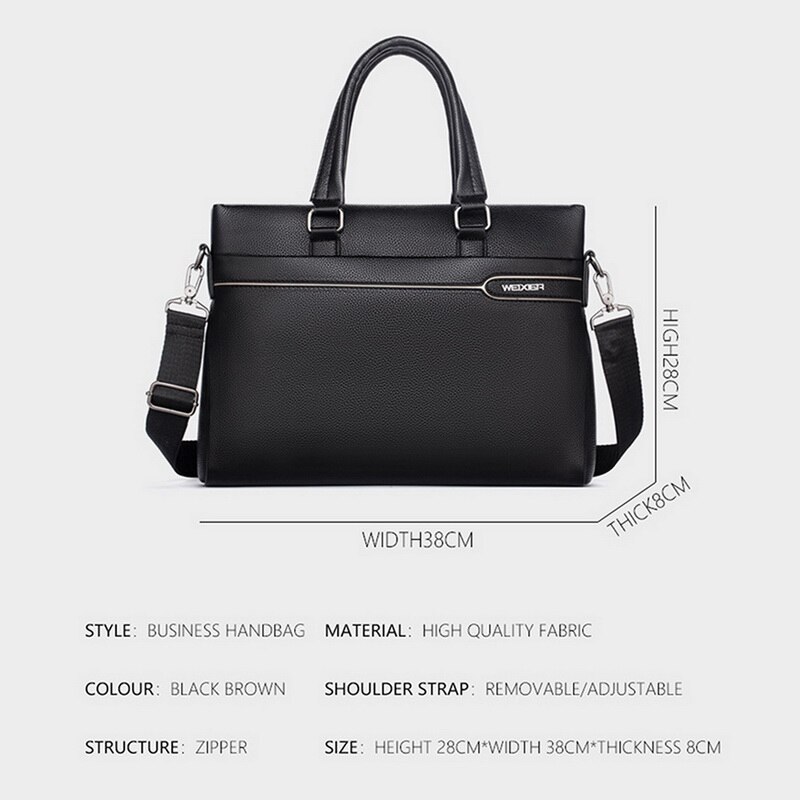 Men Laptop Handbags Brand Briefcase Totes Leather ... – Vicedeal