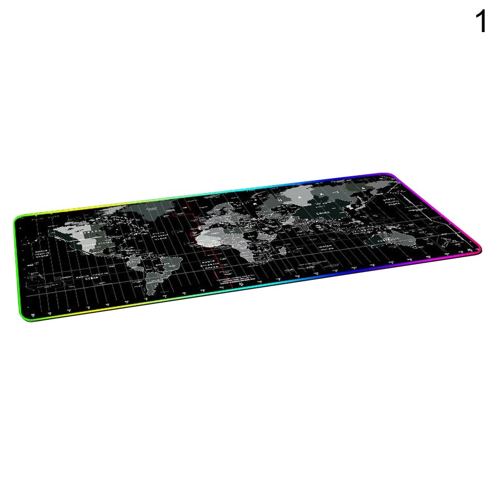 LED RGB Backlight mouse mat xxl Map Snow Lion Ligh... – Vicedeal