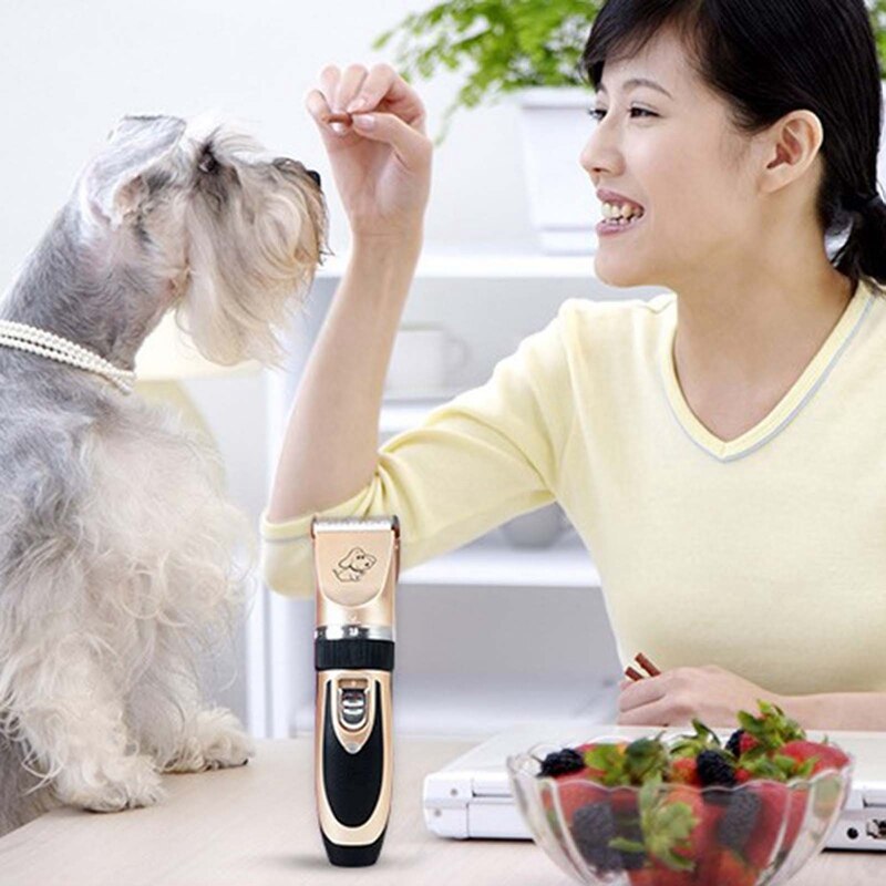 Dog Grooming Kit, Low Noise Rechargeable Dogs Shav... – Grandado