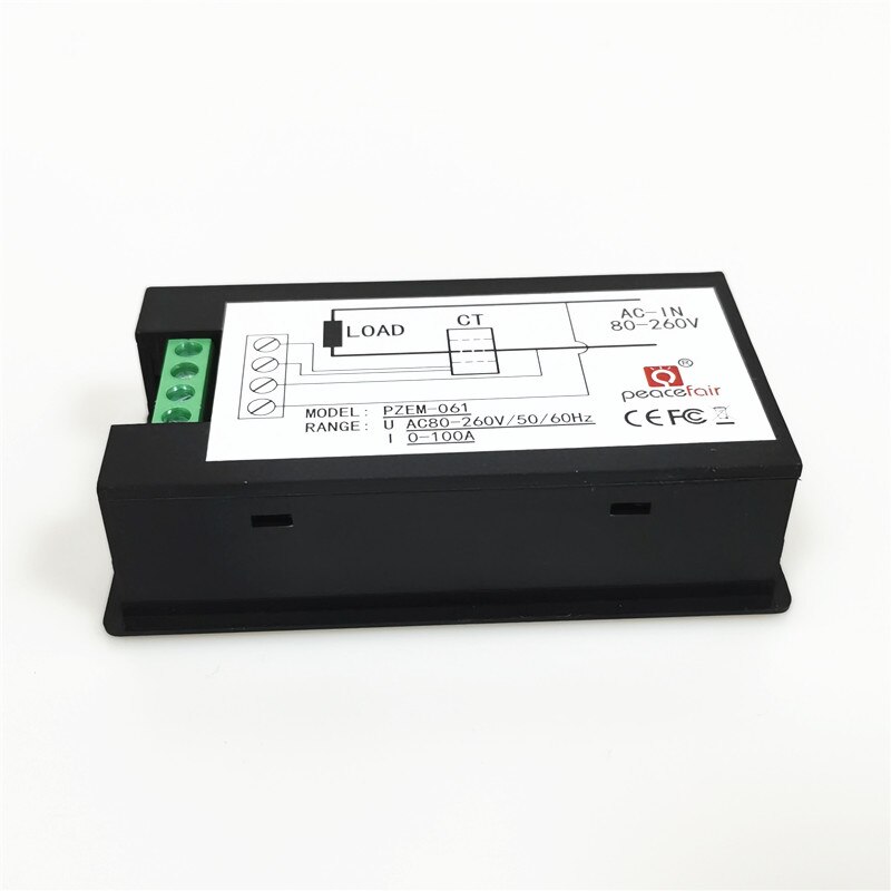 PEACEFAIR Single Phase Digital Voltmeter Ammeter A... – Grandado