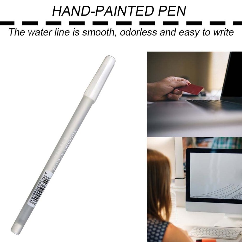 Highlight pen black card hand-painted white marker... – Grandado