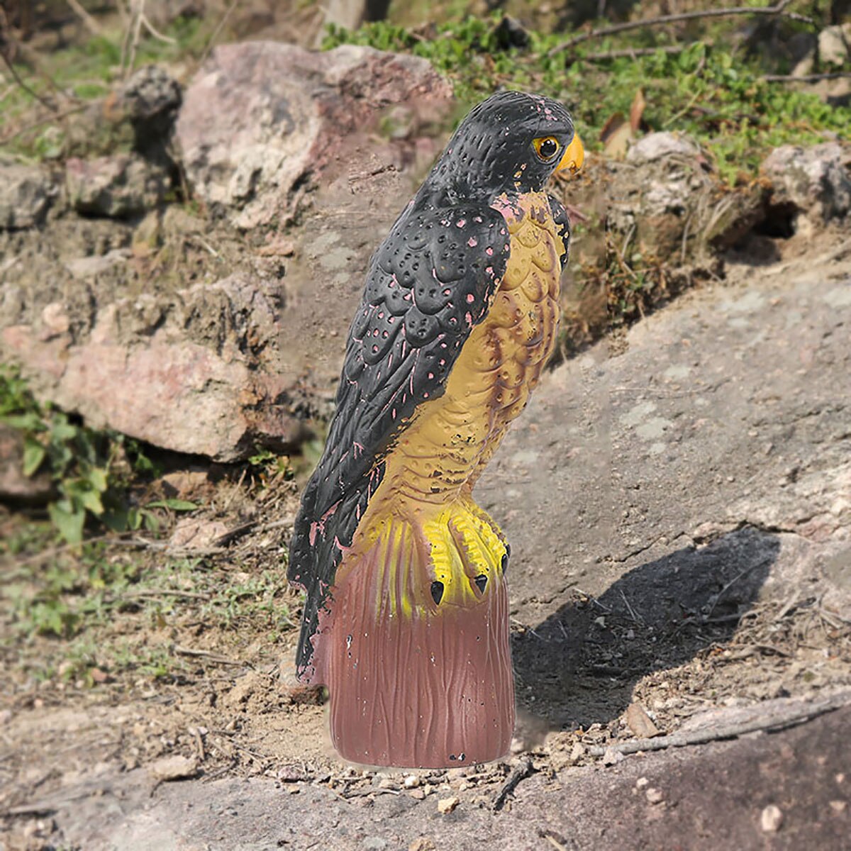 Bird Scarecrow Hawk Decoy Bird Repellent Garden Pa... – Grandado