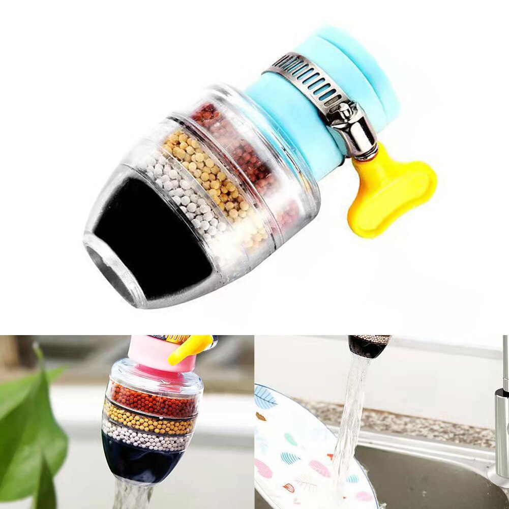 6 Layers Purifier Tap Filter Water Saving Kitchen ... – Vicedeal