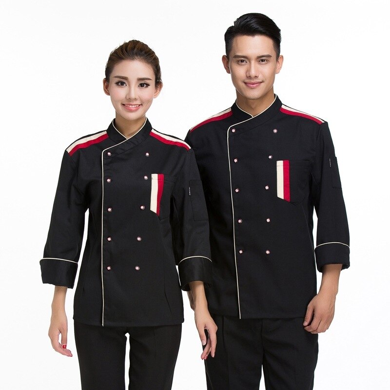 Grote maat Zomer Keuken Chef Jacket Uniformen Lang... – Vicedeal