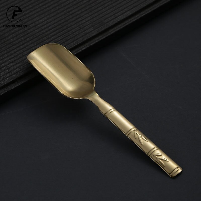 Brass Copper Dinnerware Set Spoon Tea Spoon Desser... – Grandado
