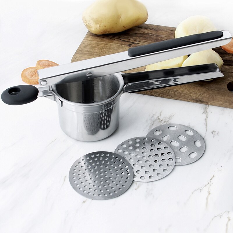 Potato Masher Ricer Press Mashed Potatoes Stainles... – Vicedeal