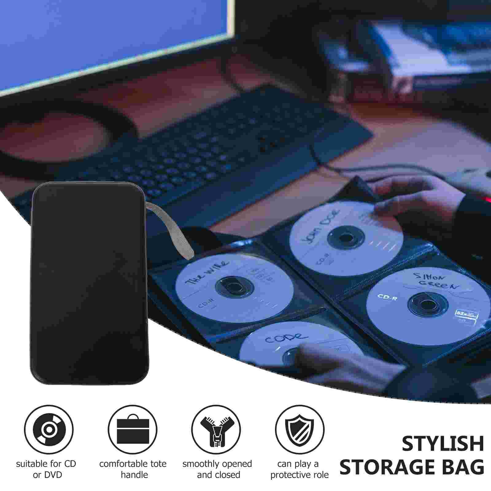 Handheld Holder Case 80 Capacity Zipper Storage Ba... – Vicedeal