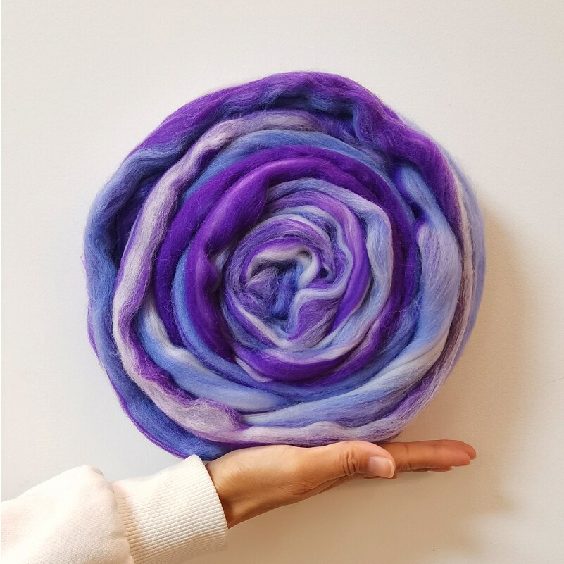 Blended Wol Roving 50G, Merino Gemengde, Hand Geve... – Grandado