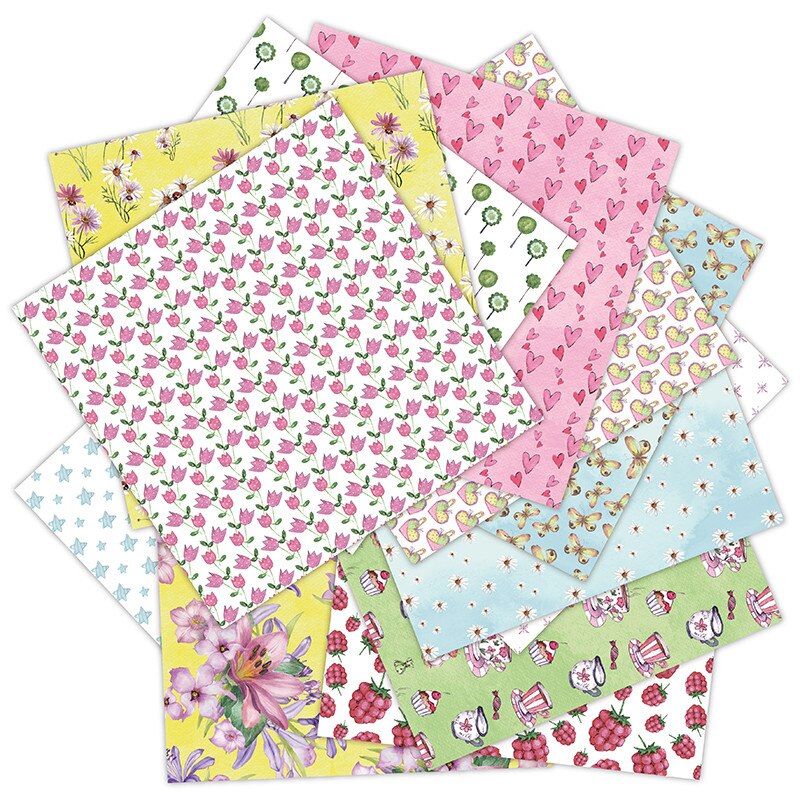12pc fruit paper Scrapbooking paper pack handmade ... – Vicedeal