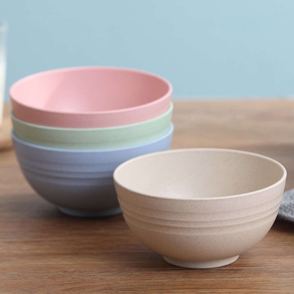 15Cm Natuurlijke Tarwe Stro Bowls Onbreekbaar Grot... – Vicedeal