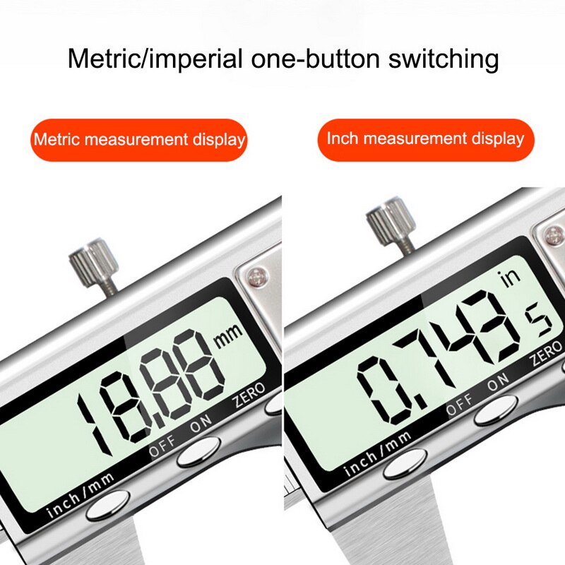 Digital Vernier Caliper 6 Inch 150mm Stainless Ste... – Grandado