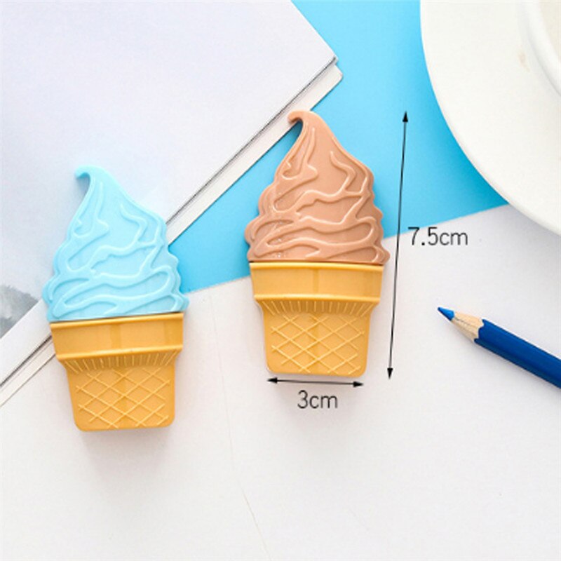Pencil Sharpener with 2 Holes, Ice cream shape Sha... – Grandado