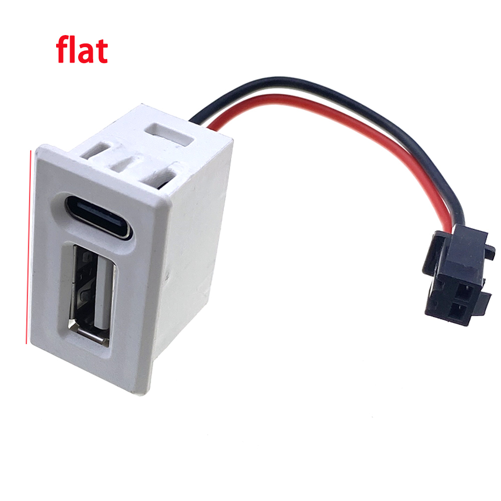 1PCS USB Female Base Type-C Double-Layer Socket US... – Grandado