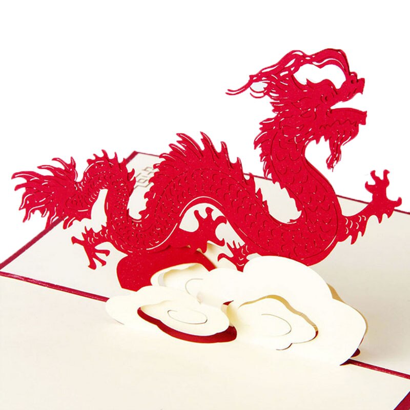 3D Pop Up Greeting Cards Dragon Birthday Thank You... – Grandado