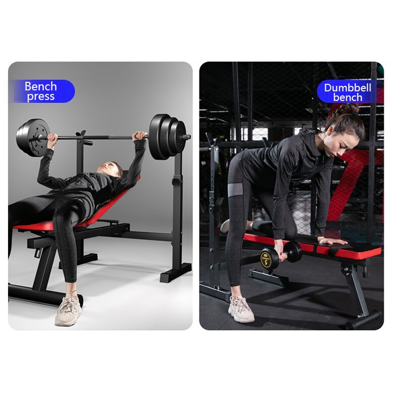 Folding Bench Sit-Up Board Indoor Barbell Bed Barb... – Grandado