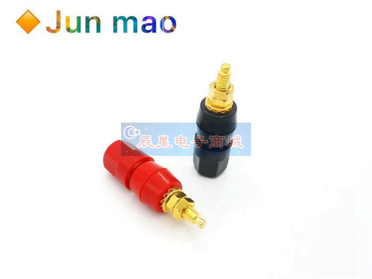 2 stücke Banana Stecker Paar Terminals Rot Schwarz... – Vicedeal