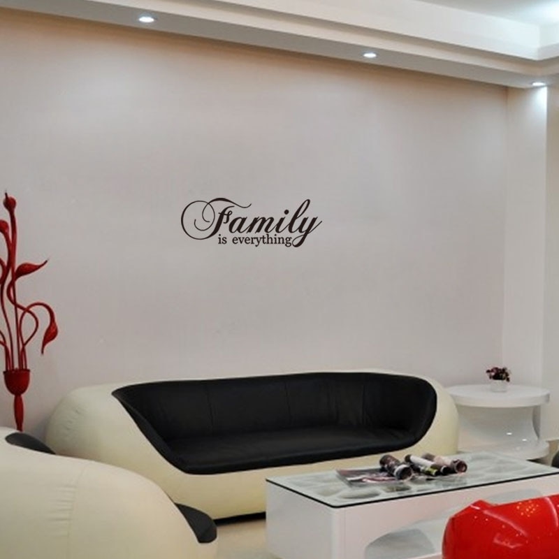 Family is everything Inspirational Wall Sticker li... – Vicedeal