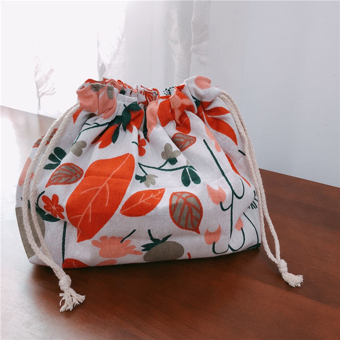 Drawstring Lunch Bag Portable Lunch Bags for Women... – Grandado