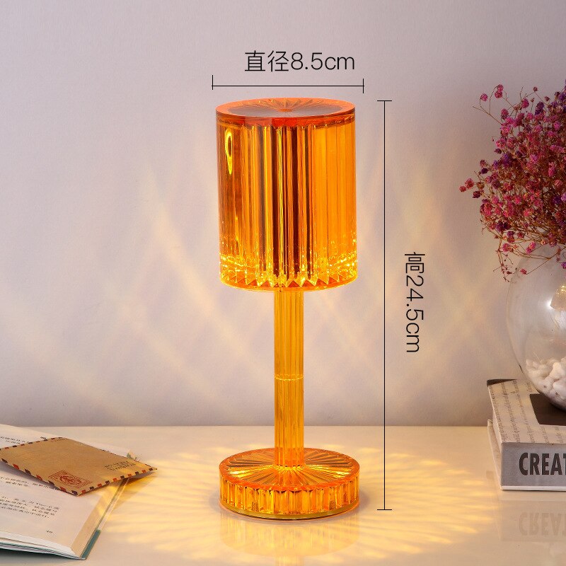 Crystal Table Lamp Hotel Decoration Diamond Table ... – Grandado