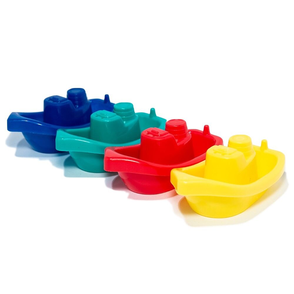 4pcs Floating Ship Bathroom Kids Boats Bath Toys B... – Grandado