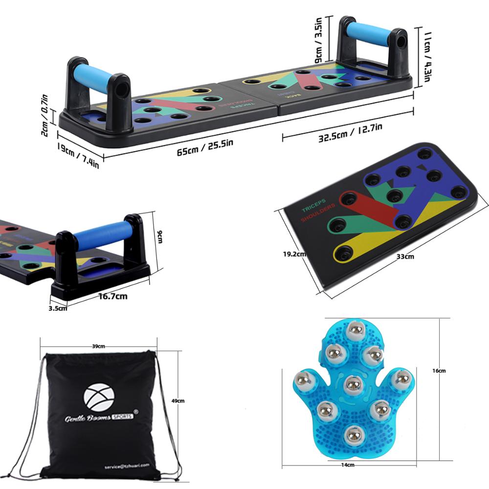 11 in 1 Push Up Board with Instruction Print Body ... – Grandado