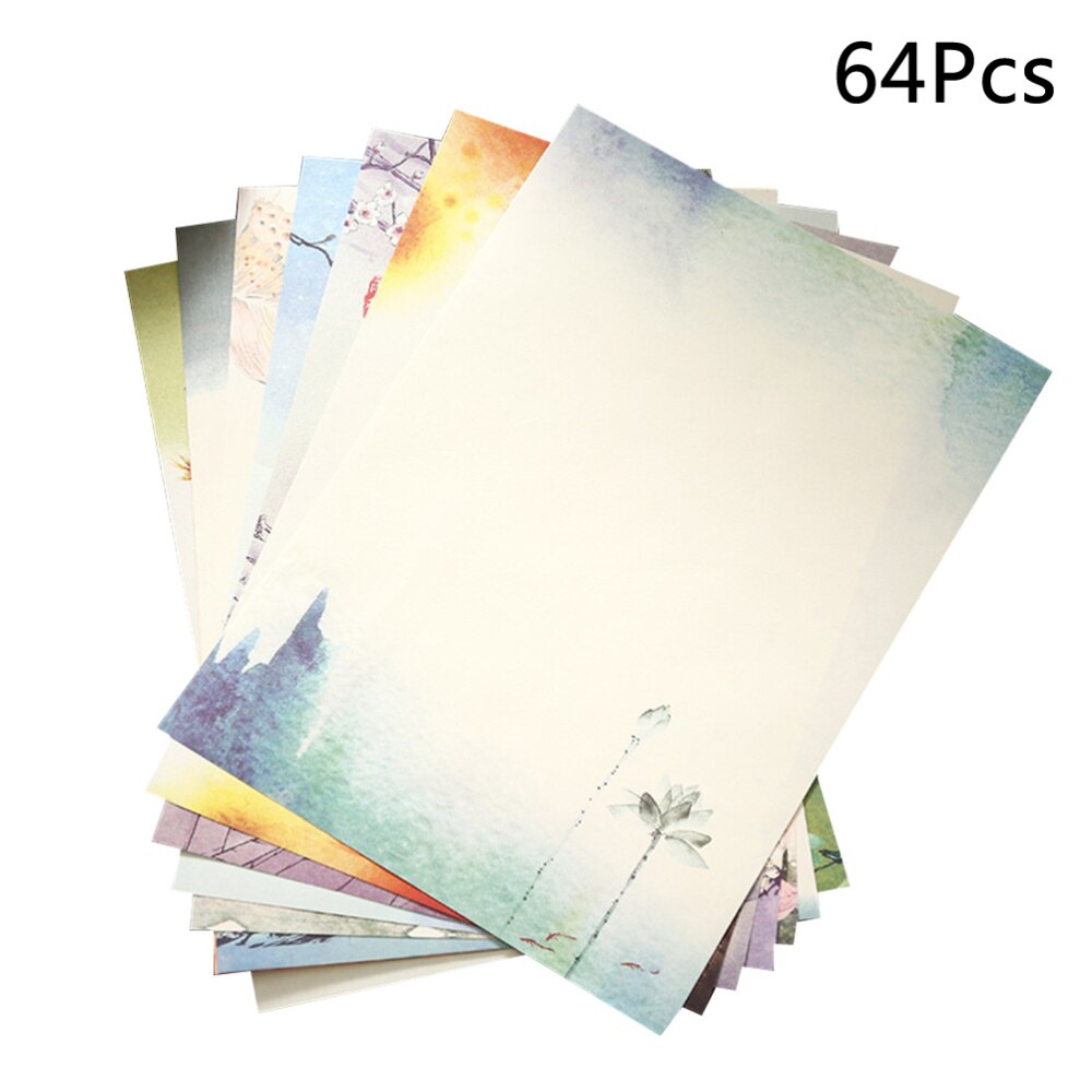 64cs Letter Paper Vintage Writing Paper Stationery... – Grandado