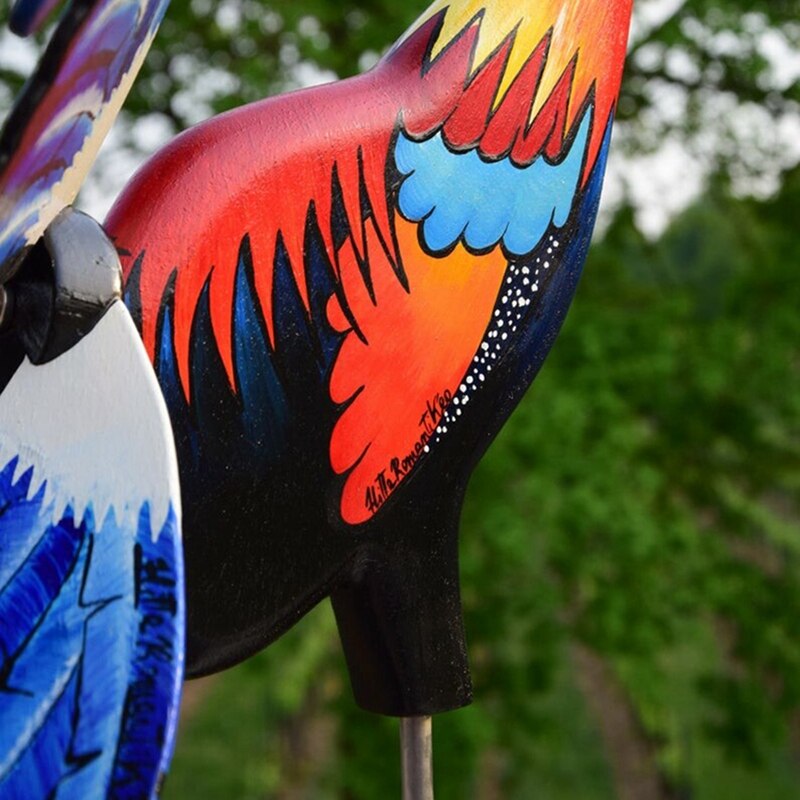 Rooster Windmill Garden Decor Courtyard Farm Yard ... – Grandado