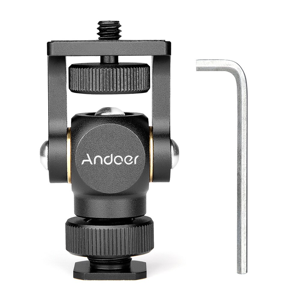 Andoer video monitor mount mini led lys beslag hol... – Vicedeal