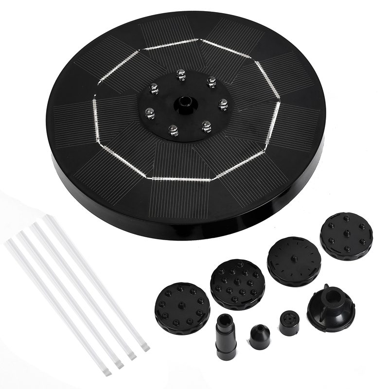 3.5W LED Solar Fountain Pump with LED and Power St... – Grandado