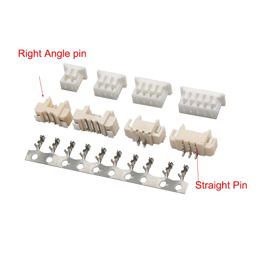 10sets MICRO JST 1,25 2/3/4/5/6/conector de pin de... – Vicedeal