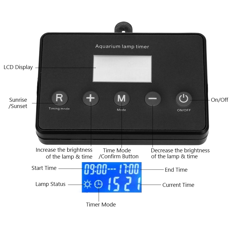 Intelligent LED Aquarium Light Controller Timer Co... – Grandado
