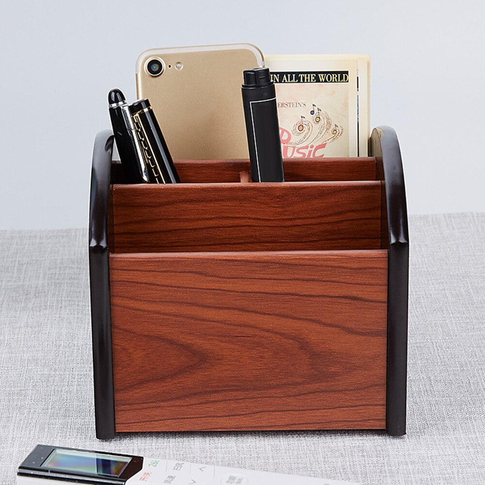 DIY Wood Desk Stationery Holders Desk Storage Orga... – Grandado