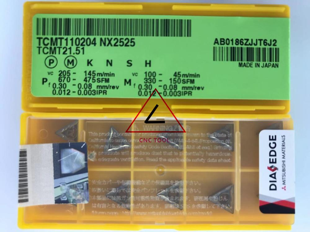 TCMT 110204 NX2525 10pcs original Mitsubishi turni... – Grandado