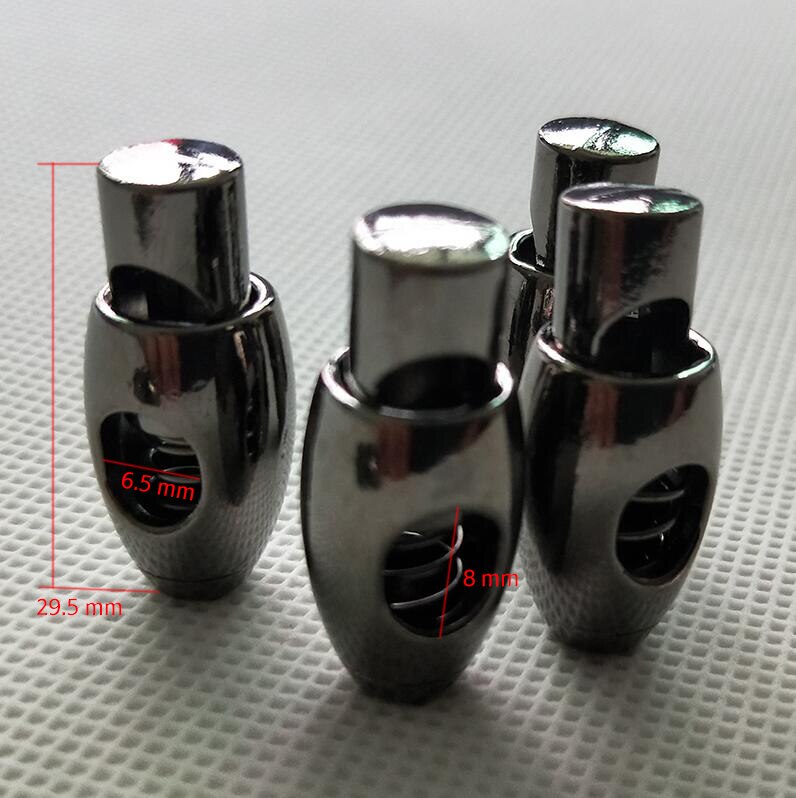 100Pcs Goud/Zwart Tone Metal Stopper Lente Toggle ... – Grandado