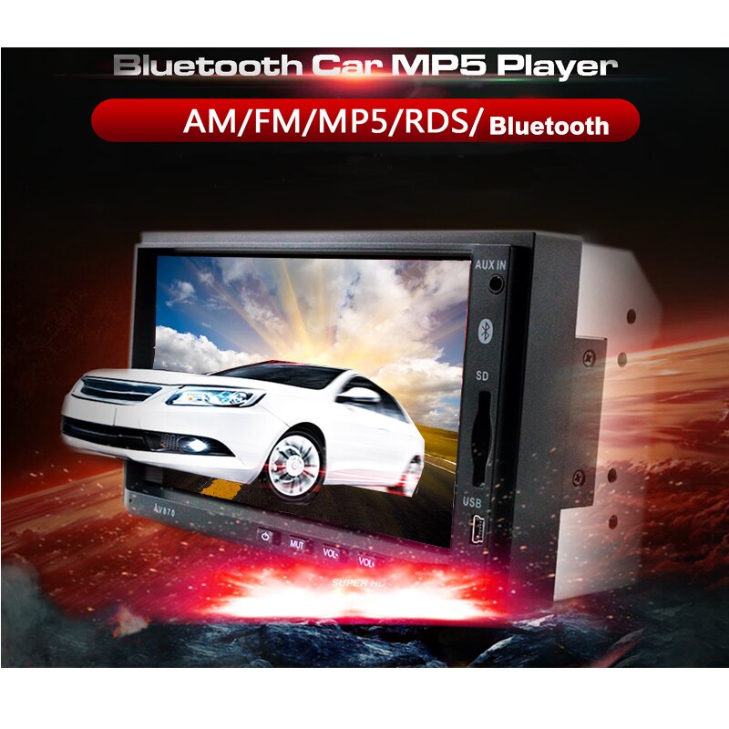 7 Inch European American 2 DIN Reversing HD MP5 RD... – Vicedeal